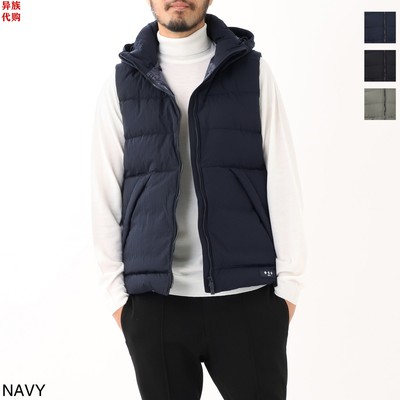 异族日本代购 意大利TATRAS 2023秋男防寒脱卸帽鹅绒羽绒马甲背心