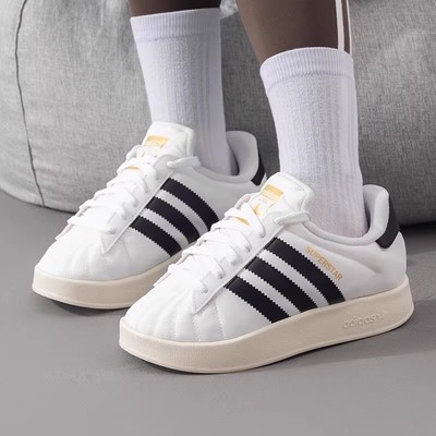 正品阿迪达斯三叶草男鞋女鞋 情侣板鞋时尚休闲保暖面包鞋 IE1435