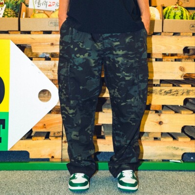 DOGTOWN迷彩暗纹直筒工装裤