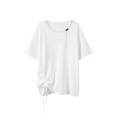 露露酱NN~「花间柔语」韩版圆领宽松打底衫设计显瘦F32001A181