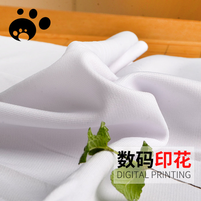 样卡151#薄款罗马布/数码印花定制布料加工热转印/女裤连衣裙旗袍