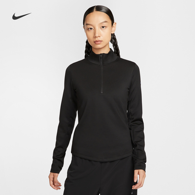 Nike耐克女子针织立领半拉链卫衣