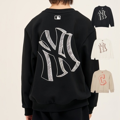 MLB男女童NY大标圆领运动卫衣