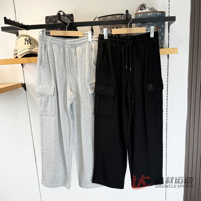 MLB情侣运动裤男女NY工装长裤
