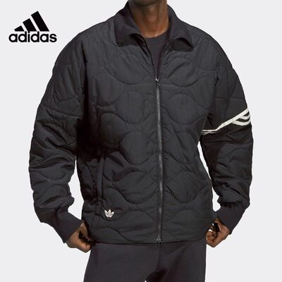 阿迪达斯男保暖防风休闲棉服夹克