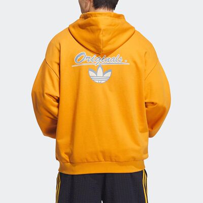 Adidas/阿迪达斯正品三叶草男女运动连帽时尚日常休闲外套KG8510