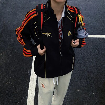 Adidas/阿迪达斯正品舒适2026秋季款男士训练足球立领外套JL8049