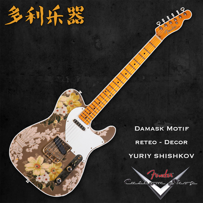 Fender Masterbuilt Yuriy Retro Decor Damask Tele【多利乐器】