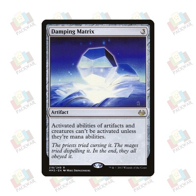 牌客窝 万智牌 滞阻间质 Damping Matrix 金神器