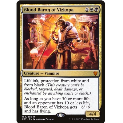 牌客窝 万智牌  伟柯帕血爵 Blood Baron of Vizkopa 秘稀 多色