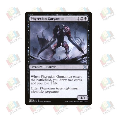 牌客窝 万智牌 非瑞克西亚巨罡兽 Phyrexian Gargantua 银 黑 闪