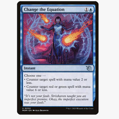 牌客窝 万智牌 改变等式 Change the Equation 银 蓝