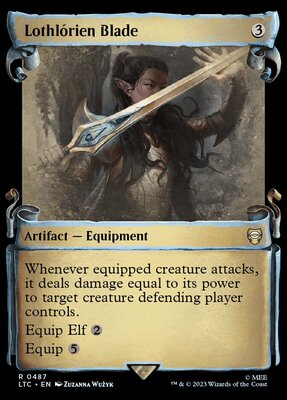 牌客窝 万智牌 洛丝罗瑞恩之刃 Lothlórien Blade 金 神器