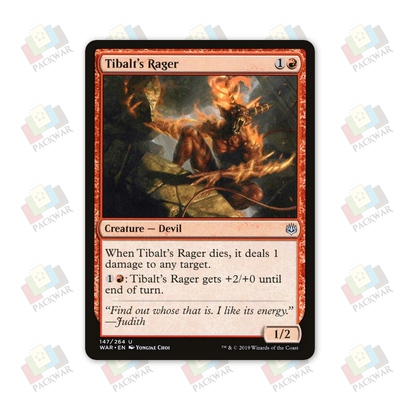 牌客窝 万智牌 提勃的躁鬼 Tibalt's Rager 银 红