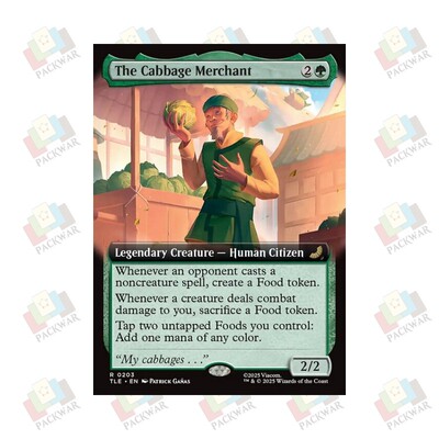 牌客窝 万智牌 卷心菜商 The Cabbage Merchant 金 绿 闪