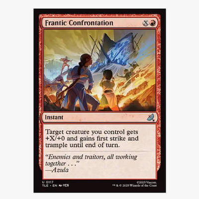 牌客窝 万智牌 狂暴交锋 Frantic Confrontation 银 红