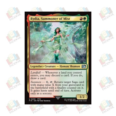 牌客窝 万智牌 迷雾召唤师莉迪亚 Rydia, Summoner of Mist 银 多