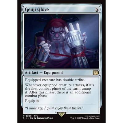 牌客窝 万智牌 源氏之护手 Genji Glove 金 无色 闪