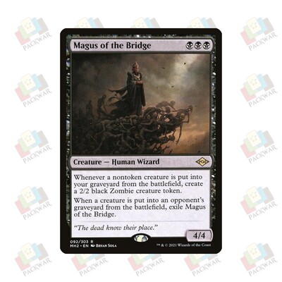 牌客窝 万智牌 渡桥贤者 Magus of the Bridge 金 黑 闪