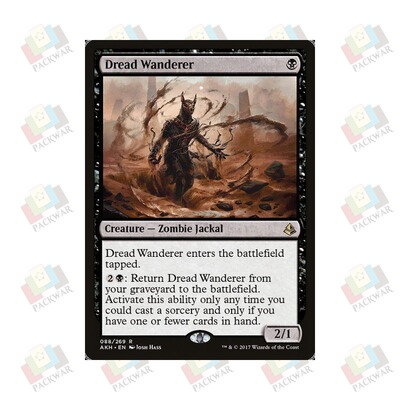 牌客窝 万智牌 恐怖游尸 Dread Wanderer 金 黑 闪