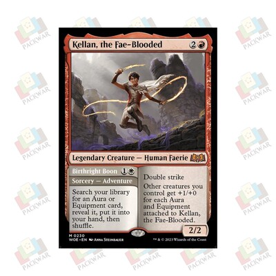 牌客窝 万智牌 仙儿血脉凯澜 Kellan, the Fae-Blooded 秘稀 红