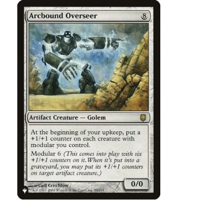 牌客窝 万智牌 能缰督军 Arcbound Overseer 金 无色