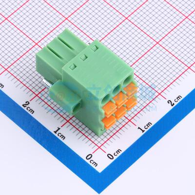 插拔式接线端子 KF2EDGKEHM-3.5-2*3P 插件,P=3.5mm 电子元器件