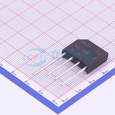 整流桥 KBL608 KBL 800V 6A MDD(辰达半导体) 电子元器件配单