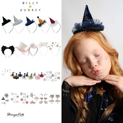 6Z Shinyee▲billy audrey aw24儿童魔法帽生日发箍女童发夹发饰