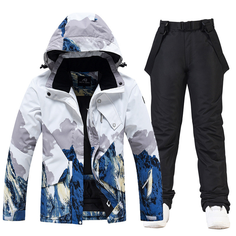 滑雪服男女套装冬季保暖防泼水防风加厚滑雪衣裤单板双板滑雪服