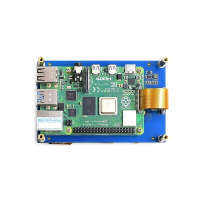 热销树莓派4.3寸电容触控屏接口显示屏ips广视角mipidsi高清