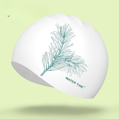watertime泳帽女防水不勒头长发大号专业硅胶护耳游泳帽男女