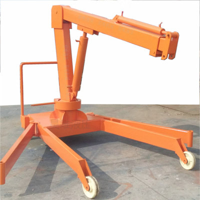 手推液压旋转吊车全电动型液压旋转小吊车蓄电池驱动起吊机优惠价
