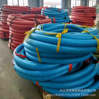 高压液压油管76mm一层两层钢丝编织高压胶管法兰高压钢丝胶管