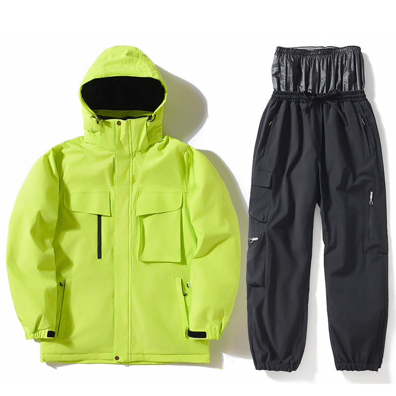 滑雪服男滑雪新款冬季防水保暖单双板套装女款衣裤滑雪服套装