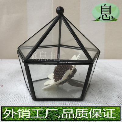 16055a包邮!工厂直销几何玻璃花房多肉小花房微景观玻璃玻璃花房