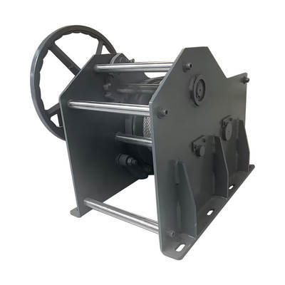 船用手摇系泊绞车大行手动100米带制动器的2速程重型船绞车