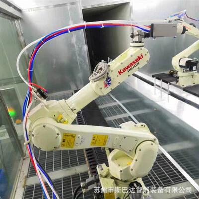 定制家用电器喷漆机器人斯巴达安川机器人喷涂流水线