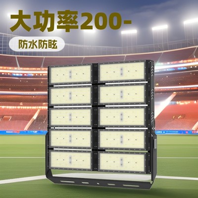 200Wled投光灯IP66户外防水压铸泛光灯工程隧道模组防眩球场灯厂