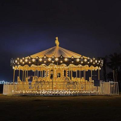 热销旋转木马游乐设备新款大型户外景区转马引流设施网红打卡豪华