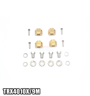 TRAXXAS TRX-4 DEFENDER, TACTICAL铜加宽六角结合器9MM厚-4粒1套
