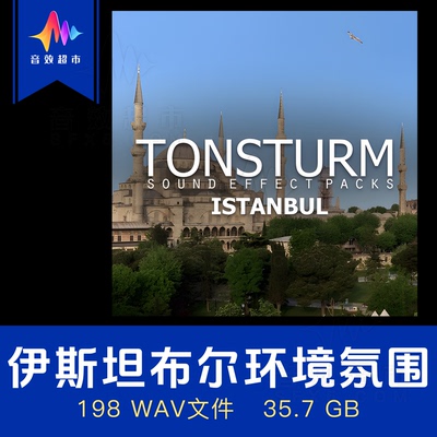 土耳其伊斯坦布尔市区集市音效