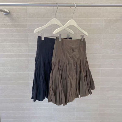 ICE DUST 褶皱感半身裙26年春夏 26SSSK64——1780