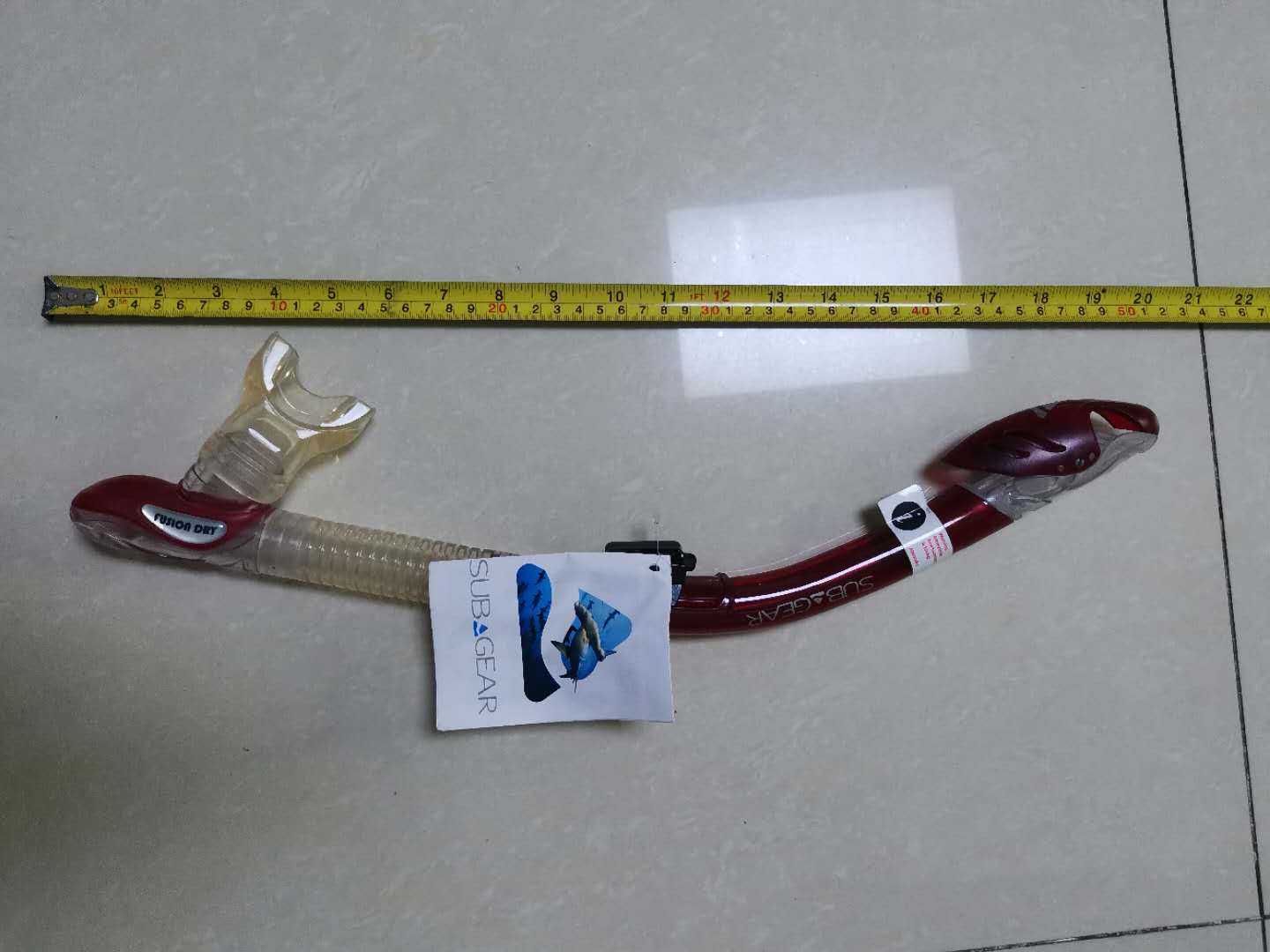 德国SUBGEAR干式呼吸管 专业浮潜游泳