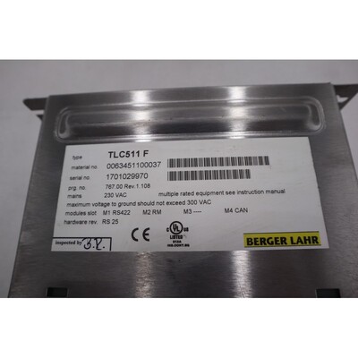 Bereger Lahr TLC511 F 伺服驱动器定位控制器 5 安培库存 B-726