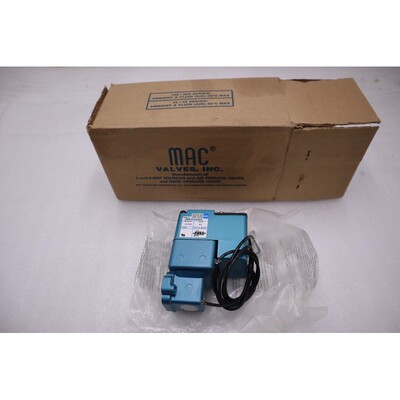 全新 MAC 250B-612AA SOLENOID VAE 24VDC 25-150PSI 8.5WATT