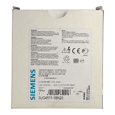 SIEMENS 3UG4511-1BN20 ANALOGES üBERWACHUNGSRELAIS