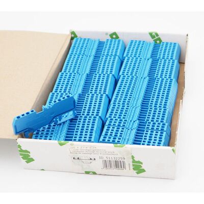 100x Wago 279-834 279834 51132259 1,5mm2 4-Leiter-Durchgangs