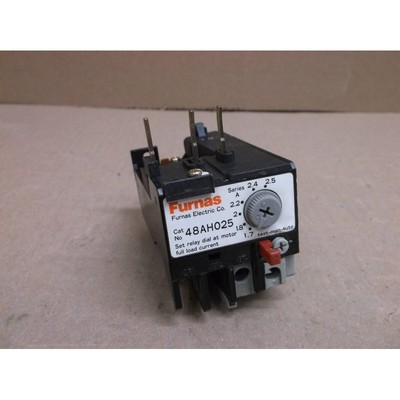 48AH025A Furnas Relé de Sobrecarga Térmica 1.7A-2.5A