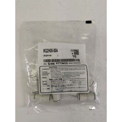 SMC KQ2H08-00A Steckverbindung gerade Reduktion 10er Packung
